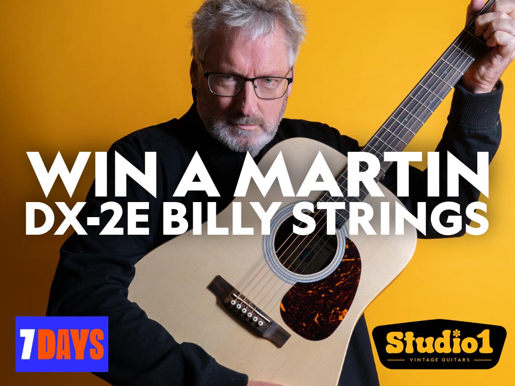 Win a Martin DX-2E Billy Strings with Studio 1 & 7Days